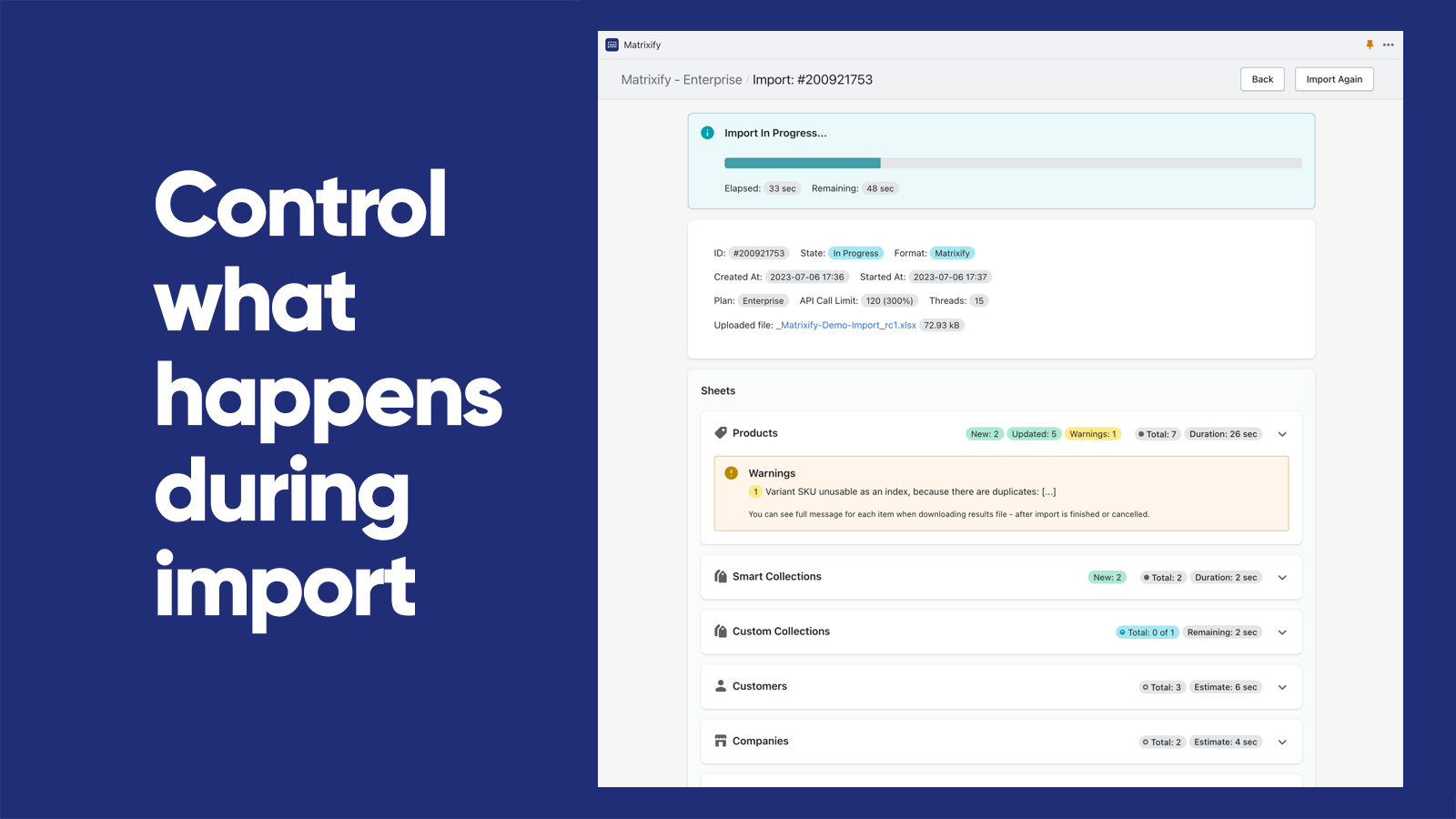 Matrixify – As Simple As That