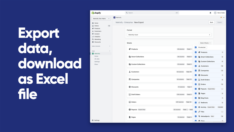 Matrixify – As Simple As That